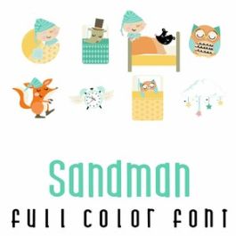 Sandman Full Color Font