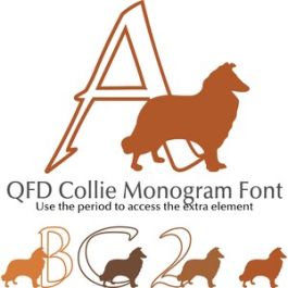QFD Collie Monogram Font