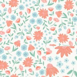 Pretty Floral Printable Pattern Background|446921