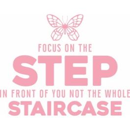 Focus on the step in front of you not the whole staircase|447446