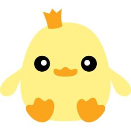 duck with crown