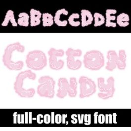 Cotton Candy Color Font
