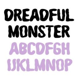 BFC Spooky Princess Wishes Cute Halloween Font