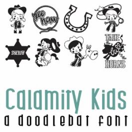 Calamity Kids Doodlebat Font