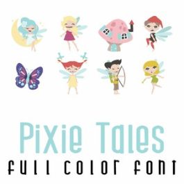 Pixie Tales Full Color Font