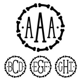 Monogram Type - Bones