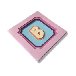 ALPHABET CARD WITH DISPLAY - B
