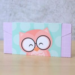 Owl Envelope Box Large
