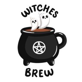 Witches Brew Cauldron Coffee Mug