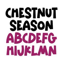 BFC Chestnut Season Bold Autumn Fun Chunky Title Font