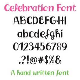 Celebration Font