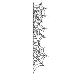 Spiderweb Vertical Border