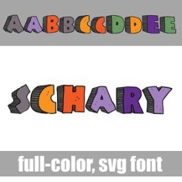 Schary Color Font