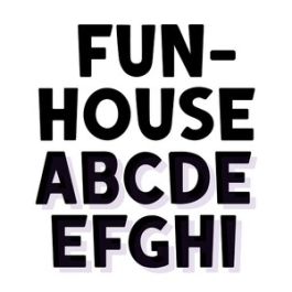 BFC Funhouse Bold Chunky Playful Block Font|452110