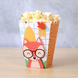 Fox Popcorn Box