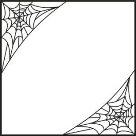 Spider Web Corner Frame