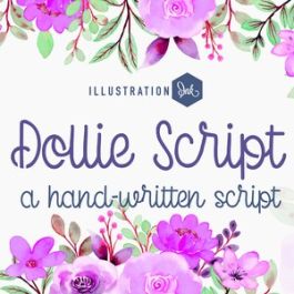 PN Dollie Script Stencil|453037