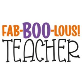 Fab - Boo - Lous Teacher Quote