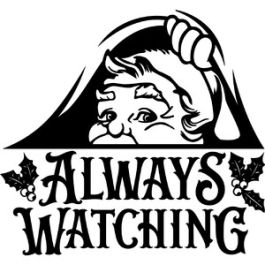 Santa is always watching