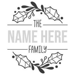 The Family Holly Split Border