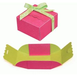 3d scalloped expanding box