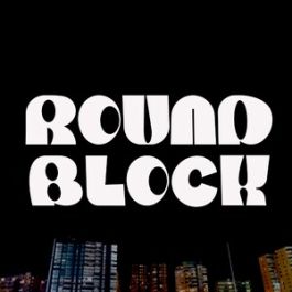 Round Block Font