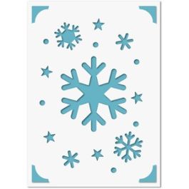 5x7 Insert Card Snowflakes
