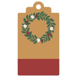 Wreath Gift Tag