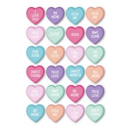Conversation Heart Sticker Set