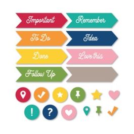 Task Labels Script Planner Stickers