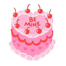 Be Mine Heart Cake