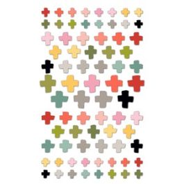 doodle plus sign sticker sheet