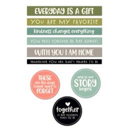Our Story Inspirational Labels Sticker Sheet