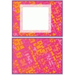 geometric album front & back cover