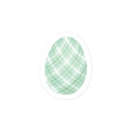 Plaid Easter Egg
