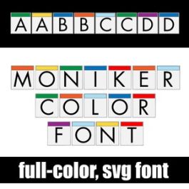 Moniker Color Font
