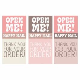 Small Business Box Seal Open Me Stickers