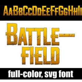 Battlefield Color Font