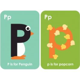 letter 'p' flashcard