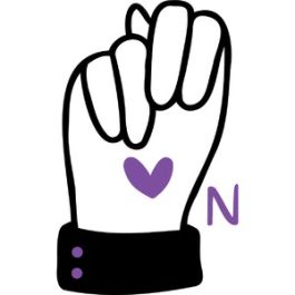 American Sign Language N