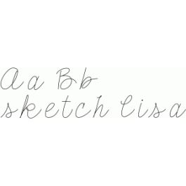 sketch lisa font