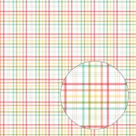 Pastel Rainbow Plaid Pattern
