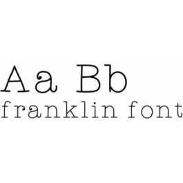 franklin font