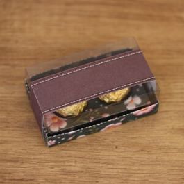 CLEAR CANDY BOX | 2 CHOCOLATES