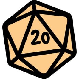 simple D20 dice