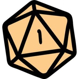 d20 dice roll 1