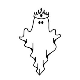 Ghost with Crown