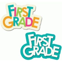 first grade word art