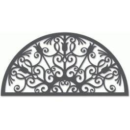 wrought iron half circle