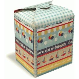 box tall scalloped top interlock closure